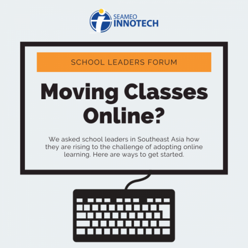 Moving classes online? - SEAMEO INNOTECH