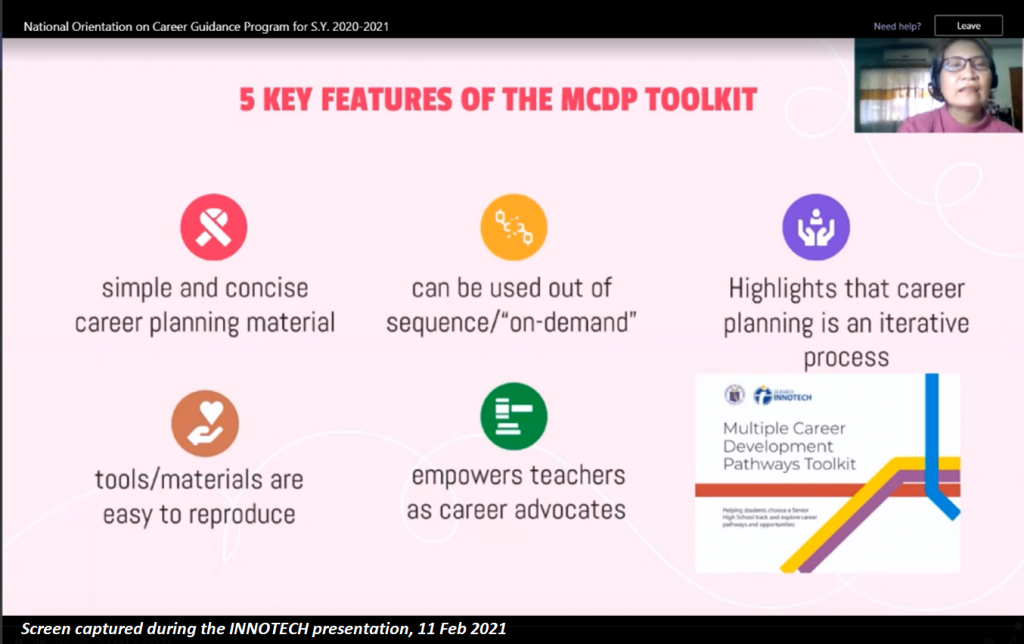 DepEd promotes INNOTECH’s MCDP Resources during the National ...