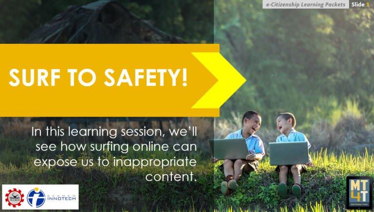 Learning Packet: Exposure to Inappropriate Content - SEAMEO INNOTECH