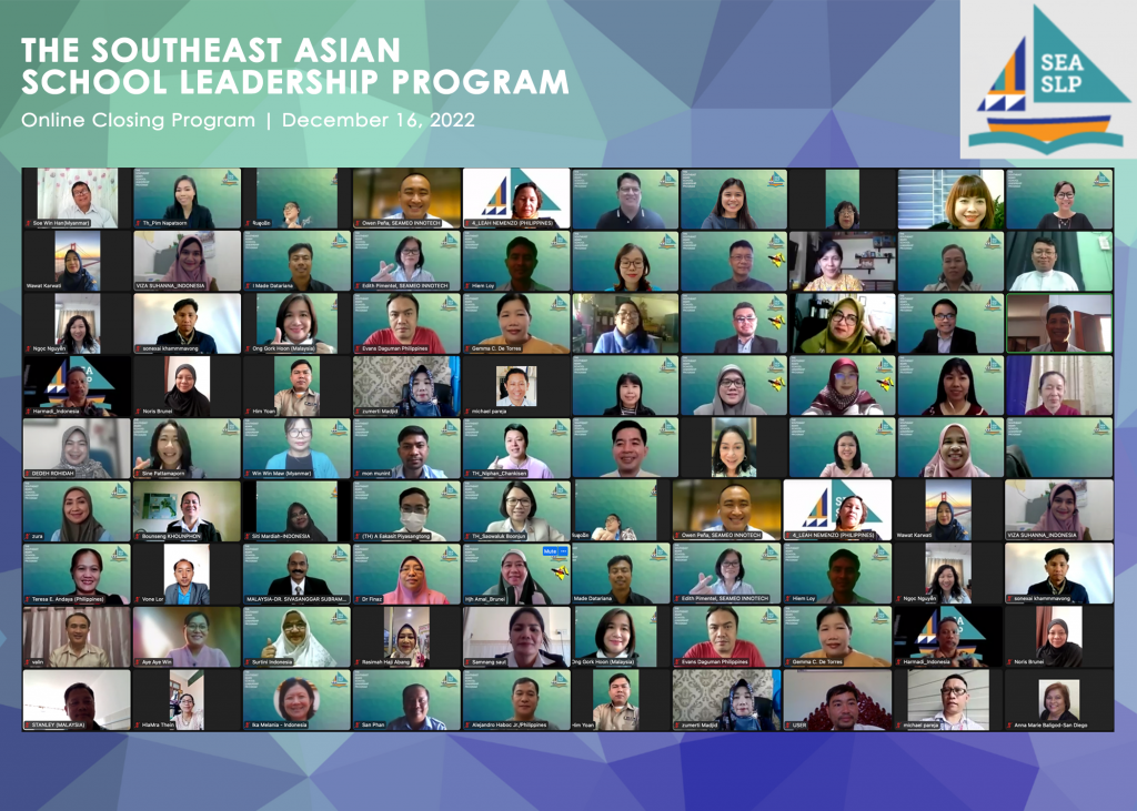 INNOTECH concludes 8-week program for SEA school heads - SEAMEO INNOTECH